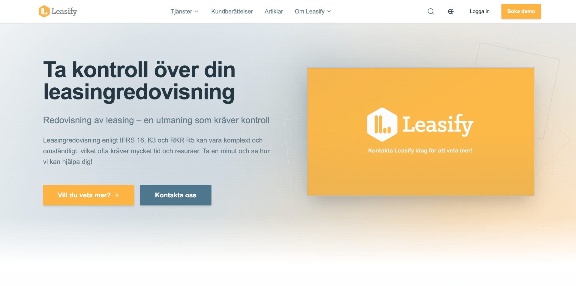 Ta kontroll över din redovisning av leasing | Leasify.se